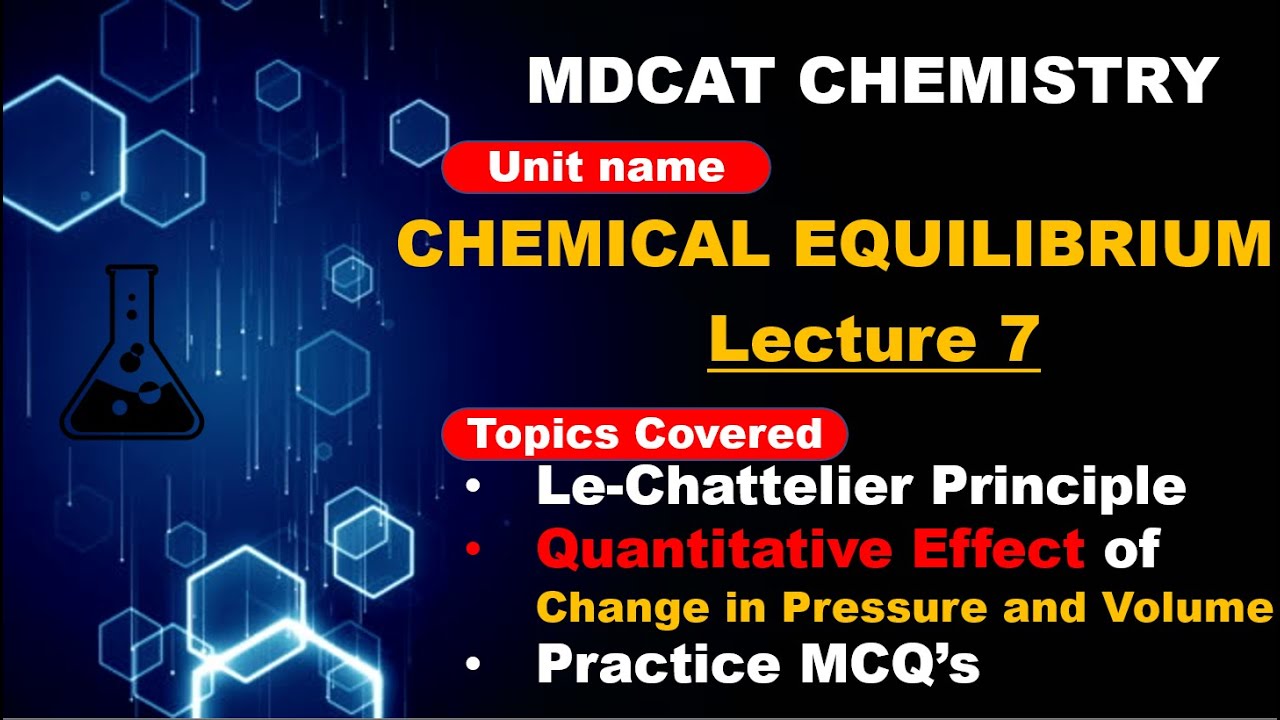 Le-Chattelier Principle | Quantitative Effect of change in P and V ...