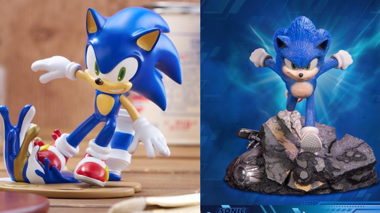 New sonic the hedgehog collectibles figures statues revealed preorder ...