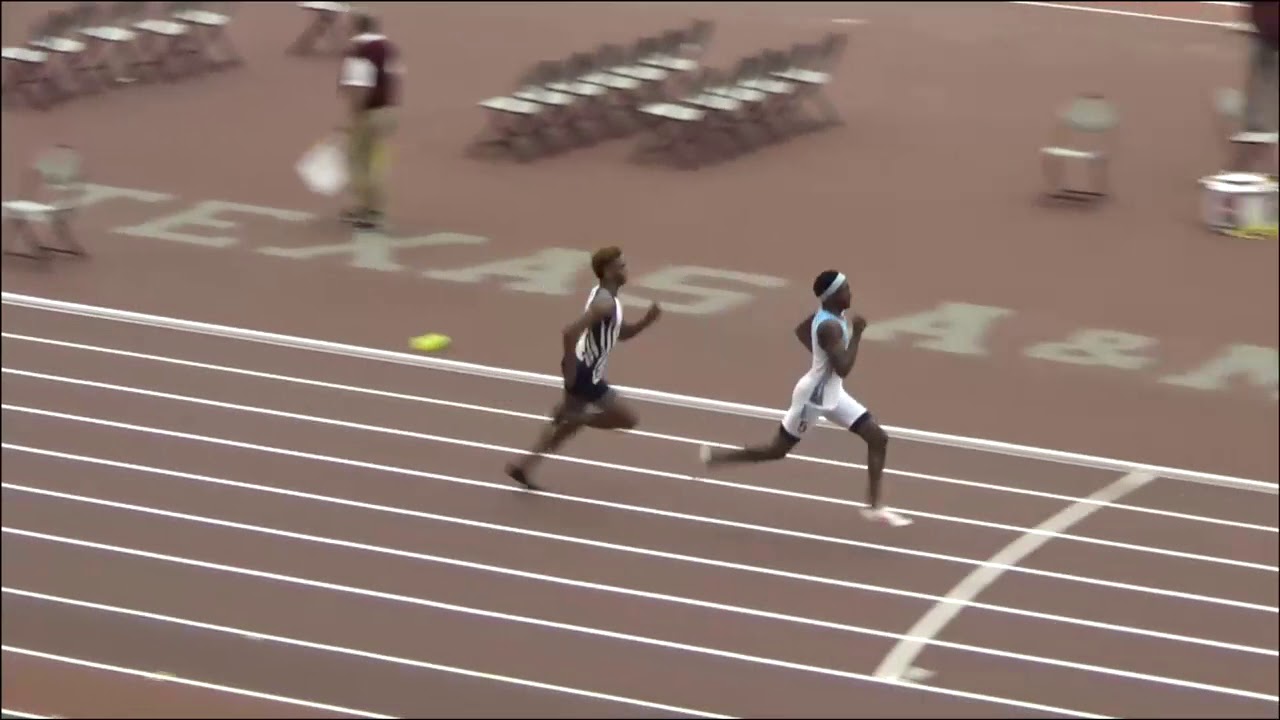 Epic 400m Finish At Texas A&M Indoor Classic - YouTube
