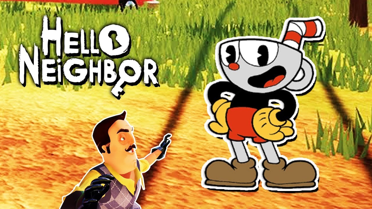 HELLO CUPHEAD | Hello Neighbor Mod - YouTube