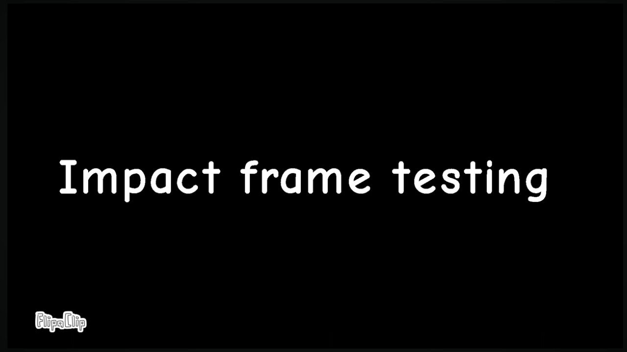 Impact frames testing|Flipaclip animation - YouTube
