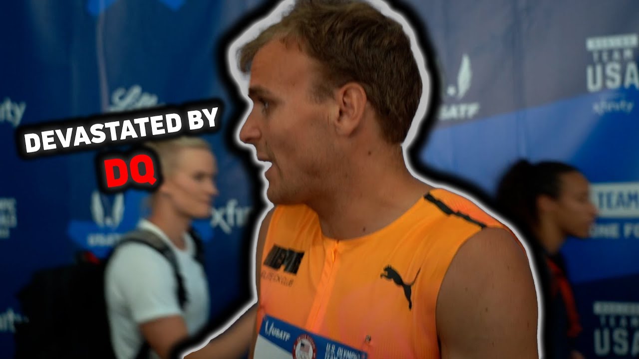 Eric Holt Learns In Real Time He's Disqualified From Olympic Trials ...