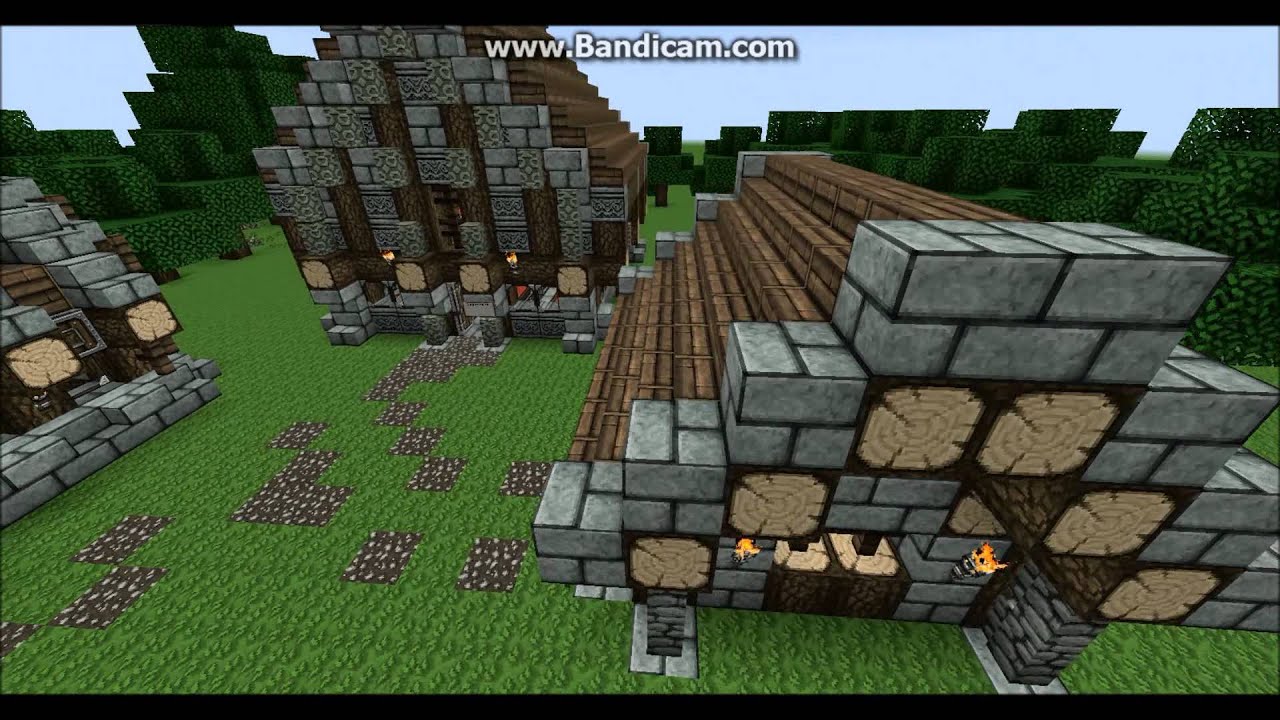 Minecraft. Das Dorf der Holzfäller! Medieval/Fantasy LetsShow#4 - YouTube