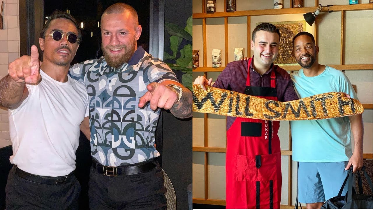 Salt bae and CZN Burak celebrity food wars - YouTube
