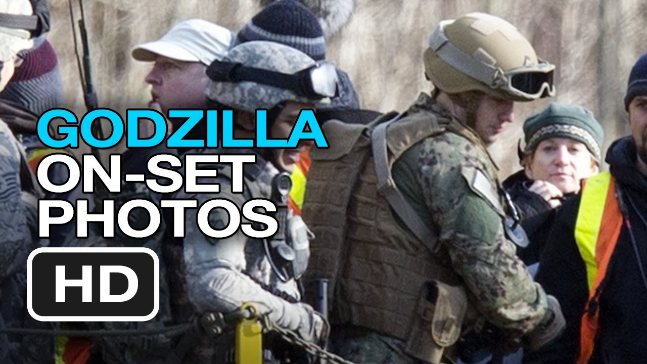 Godzilla On-Set Photos (2014) Aaron Taylor-Johnson Movie HD - YouTube