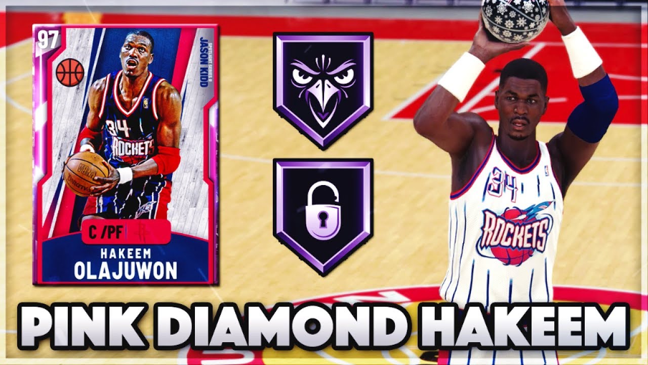 PINK DIAMOND HAKEEM OLAJUWON HAS A 3 POINTER & CLAMPS! | IS THIS THE ...
