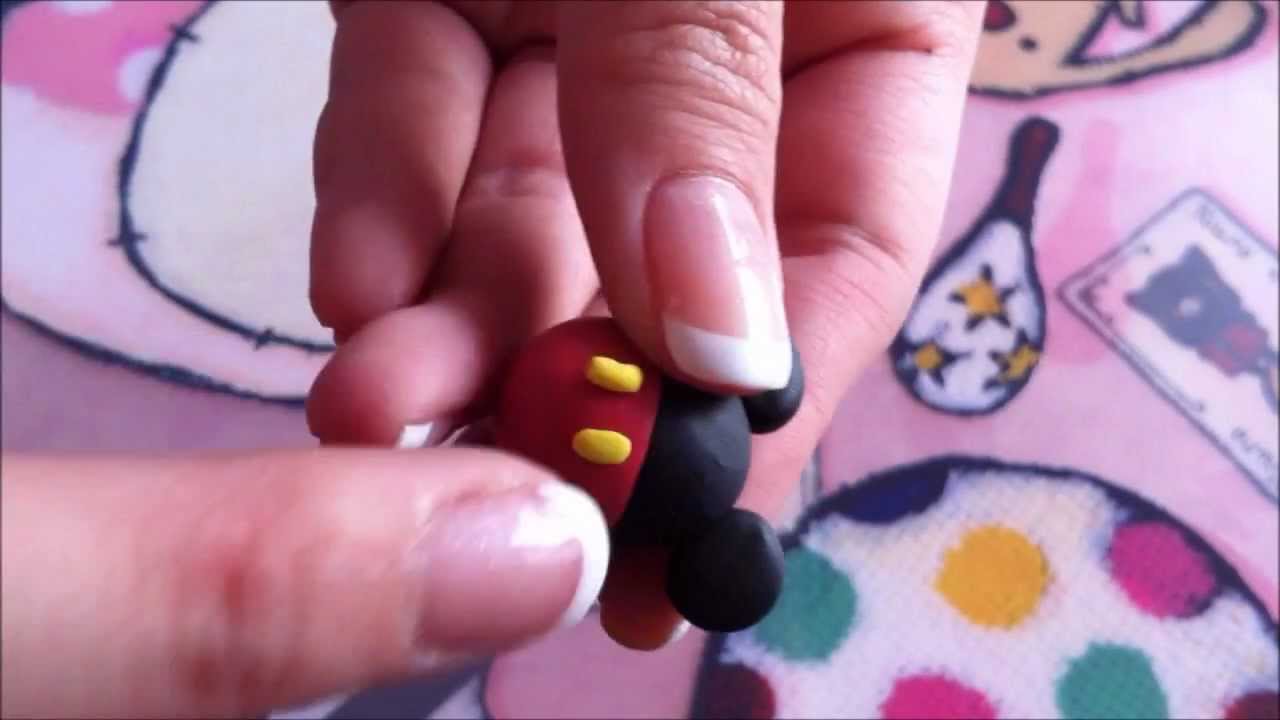 Polymer Clay Mickey Mouse Ball Tutorial!!!! - YouTube