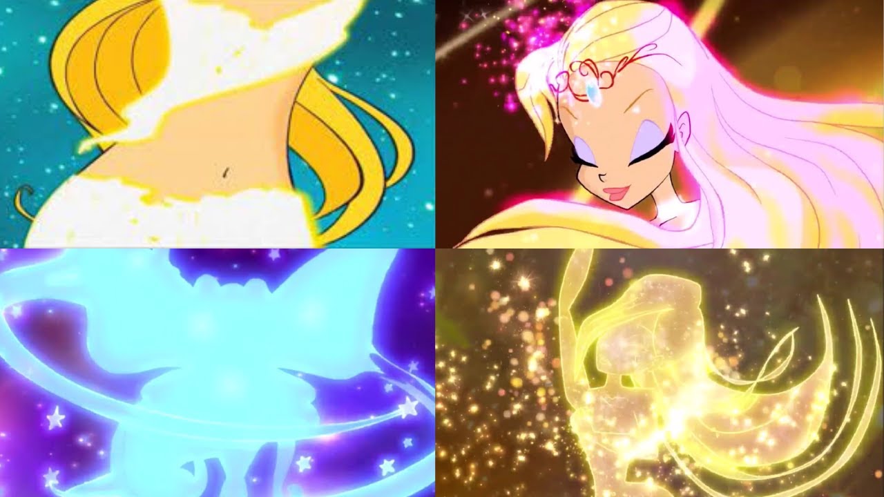 Winx Club Stella Season 1 Transformation