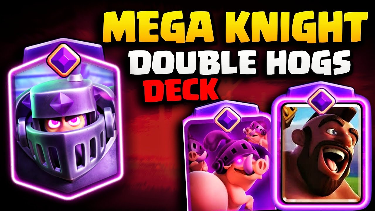 ARENA 20 #1 MEGA KNIGHT BEST LADDER DECK MK DOUBLE HOGS BEST CLASH ...