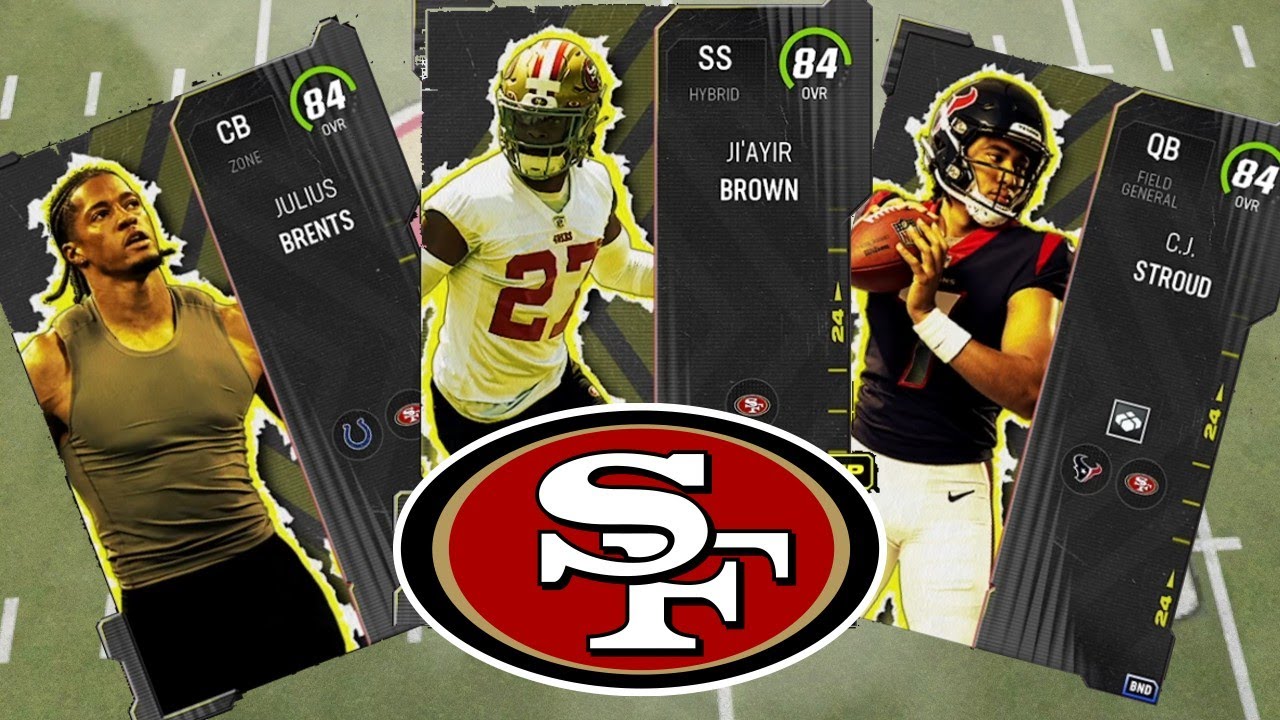 Rookie Premiere Ji'ayir Brown Joins the 49ers theme team madden 24 + C ...