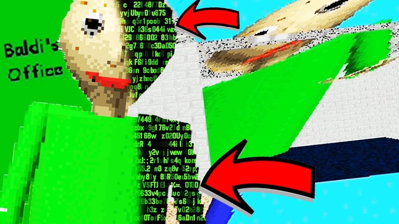 TELEPORTING OUTSIDE BALDI'S SECRET OFFICE! Baldi's Basics - YouTube