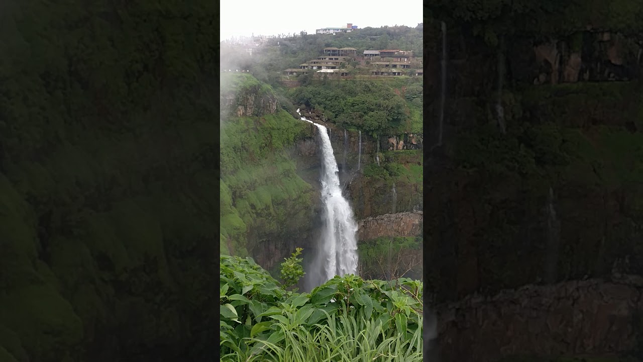 Lingmala Waterfalls Mahabaleshwar - slow motion - YouTube