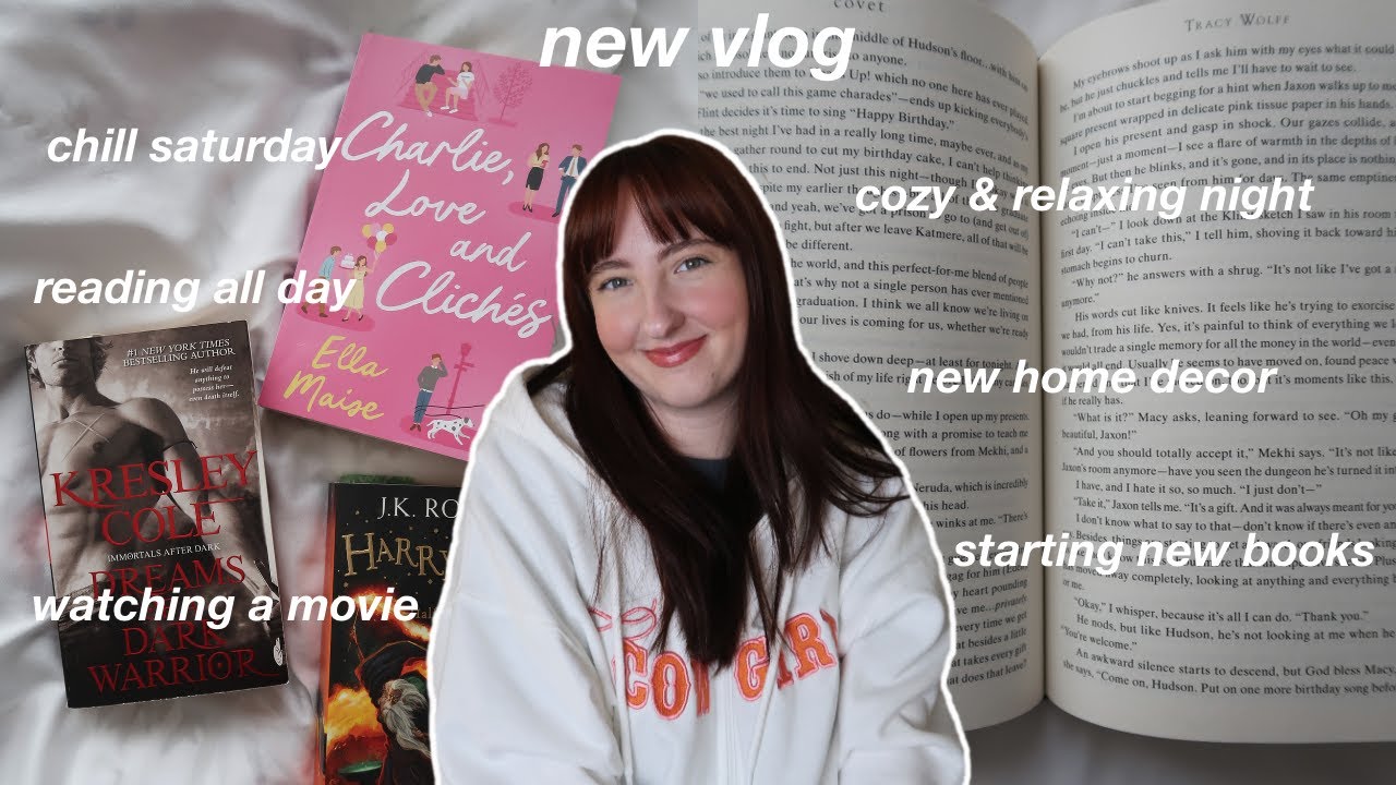 cozy saturday, reading all day, starting new books, new home decor ...