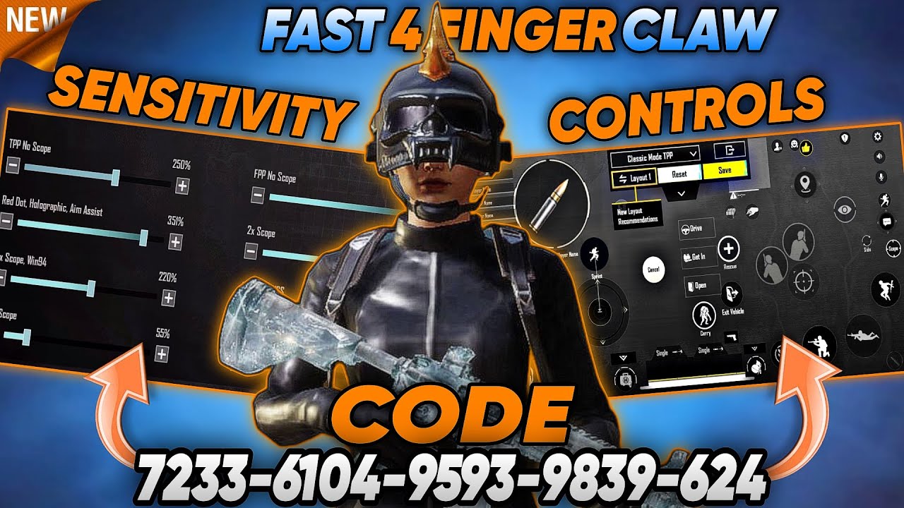 2.6🔥New Best Sensitivity Settings For Pubg Mobile | Sensitivity ...