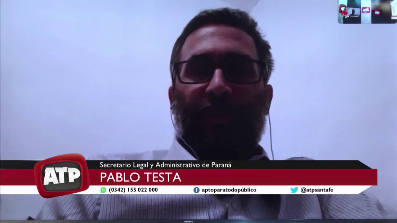 Pablo Testa - Secretario Legal y Administrativo - ATP 22 06 20 - YouTube