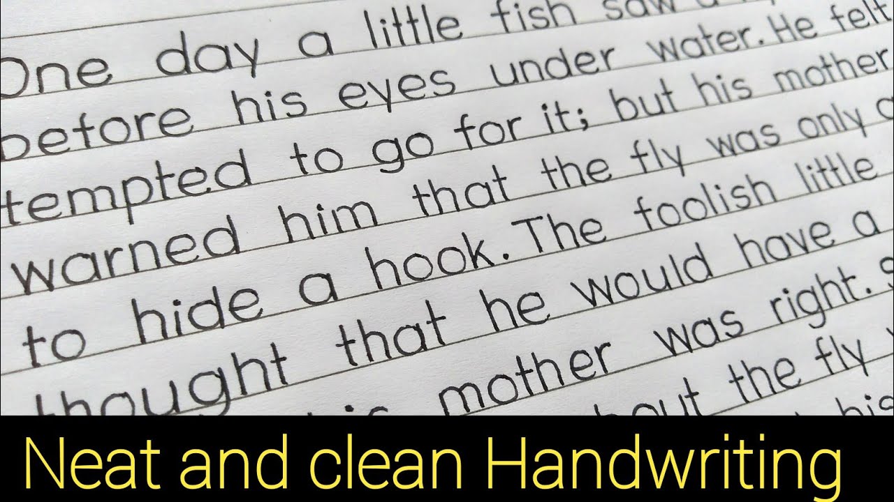 Super clean handwriting | Beautiful English handwriting | Handwriting ...
