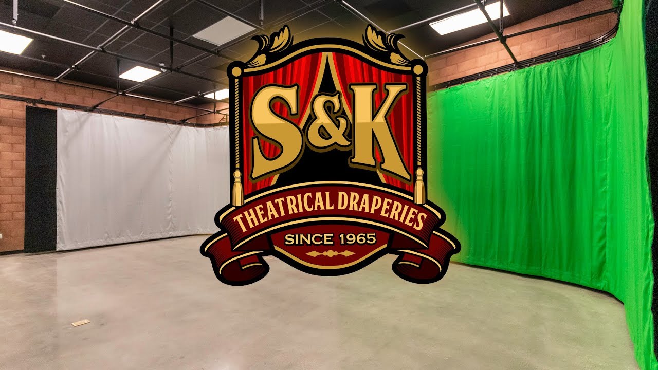 S&K - Studio Curtains-Green Screen- Custom Track - YouTube