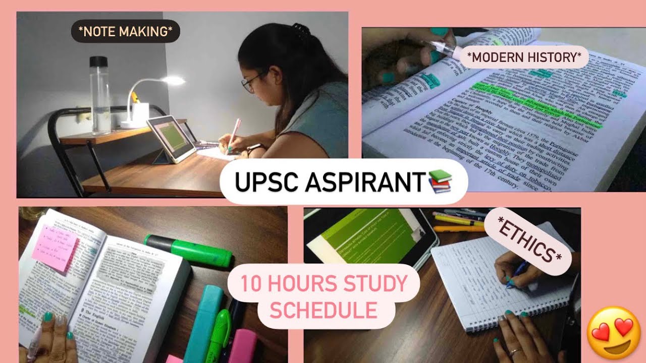 MUST WATCH THIS📚!!! A day in my life as *UPSC ASPIRANT*🥰 | *self study*| 10 hours study routine ...