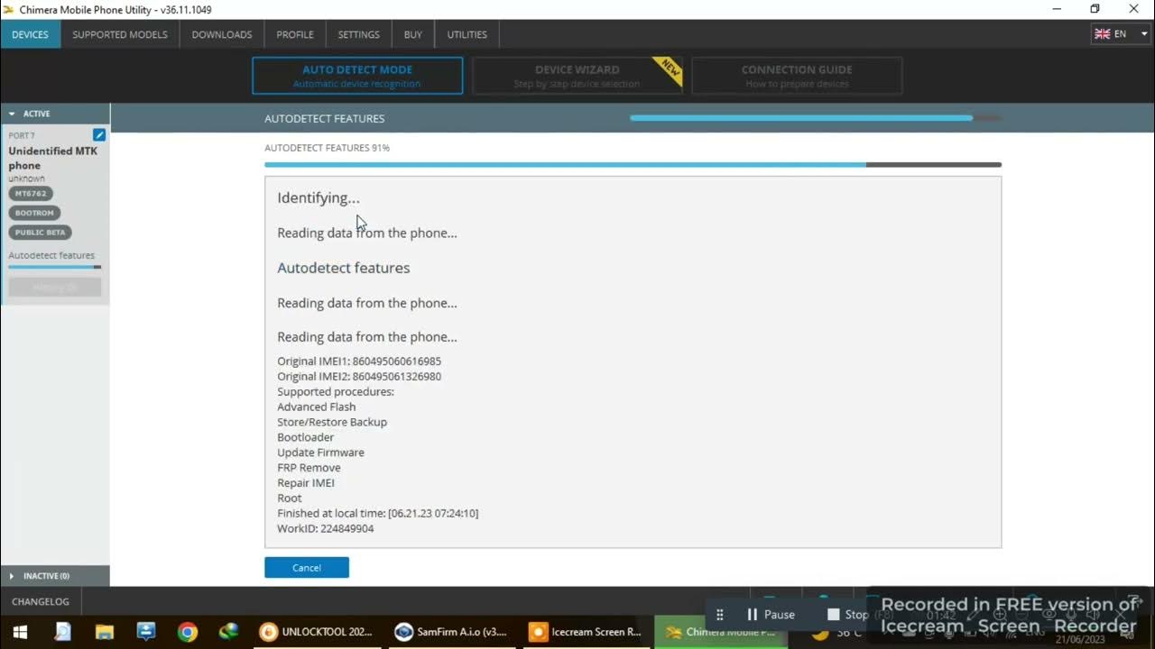 HONOR VNA-LX2 LETEST SECURITY (HUAWEI X5) FRP UNLOCKED BY CHIMERA TOOL ...
