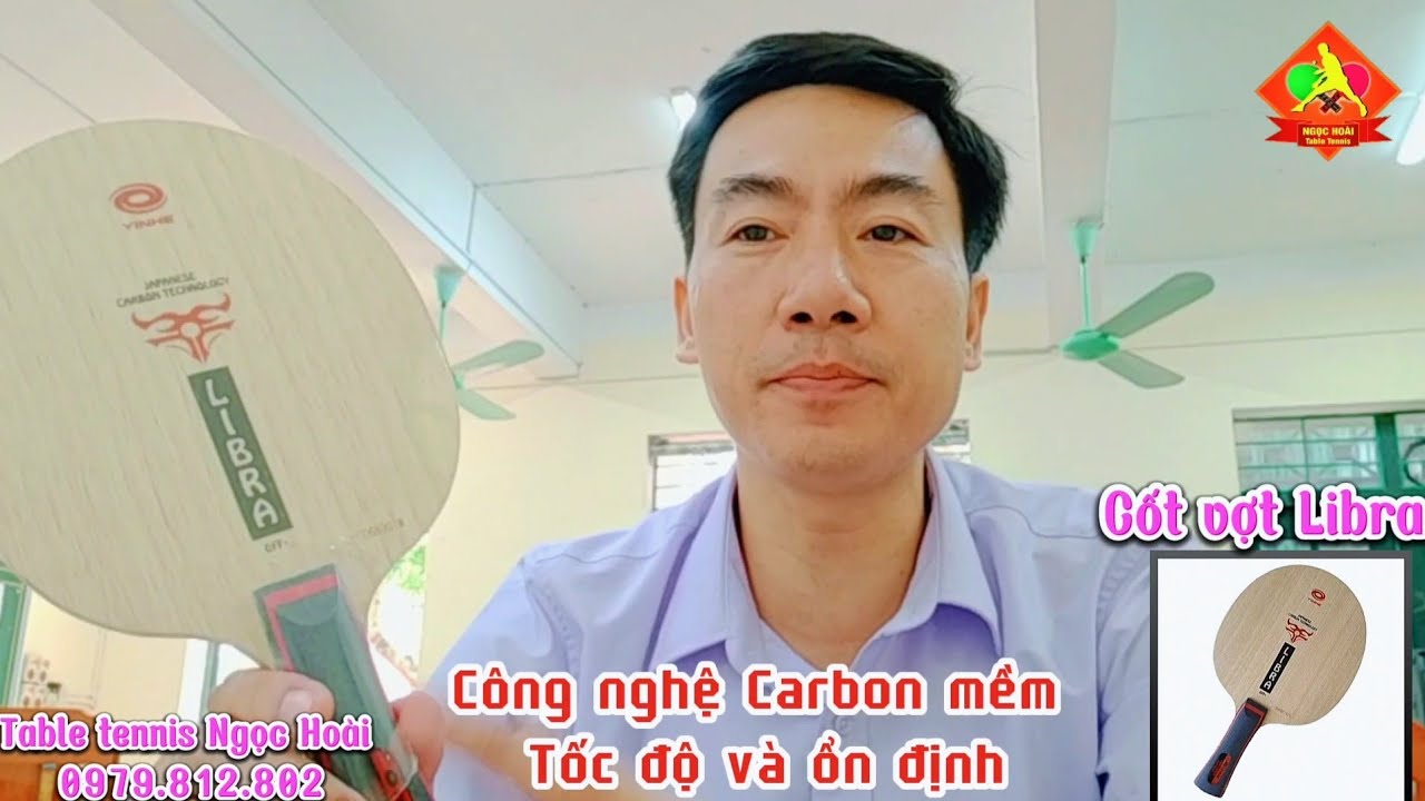 Cốt vợt bóng bàn Yinhe Libra Off+ công nghệ carbon mềm rất phù hợp cho ...