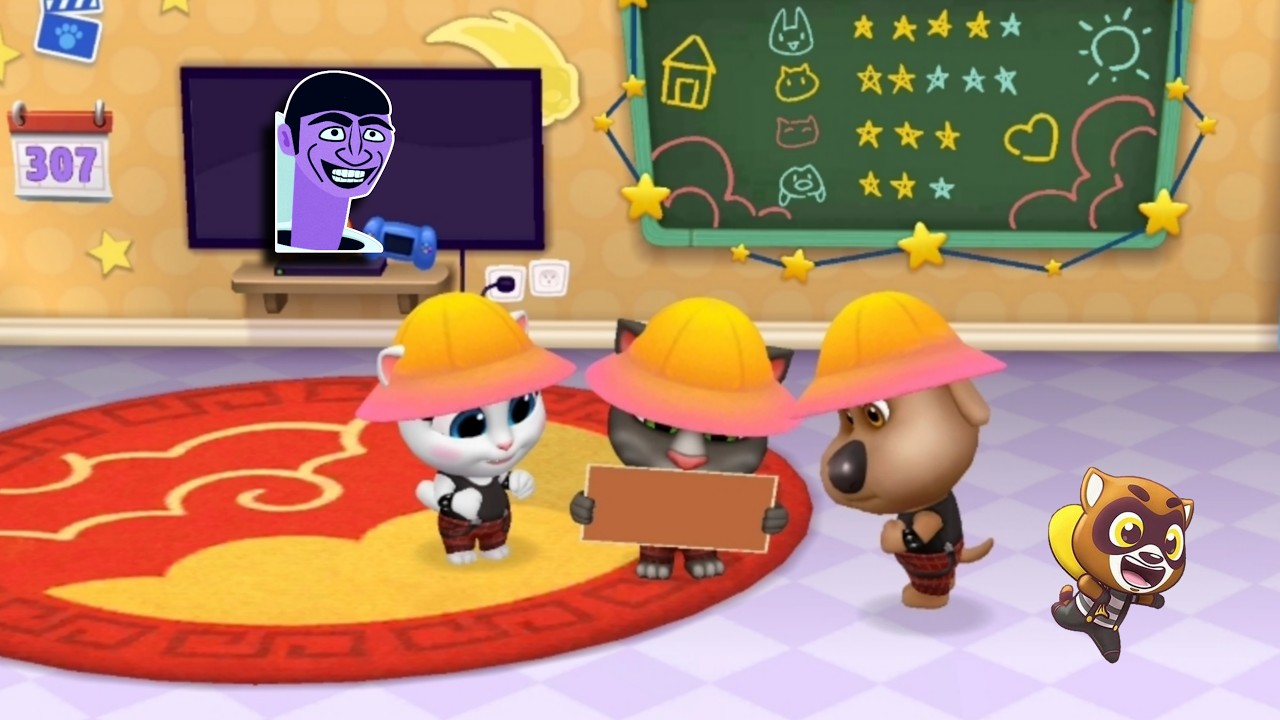 MY TALKING TOM FRIENDS || ROY UNVEILS NEW ADVENTURE GAMES || SKIBIDI ...