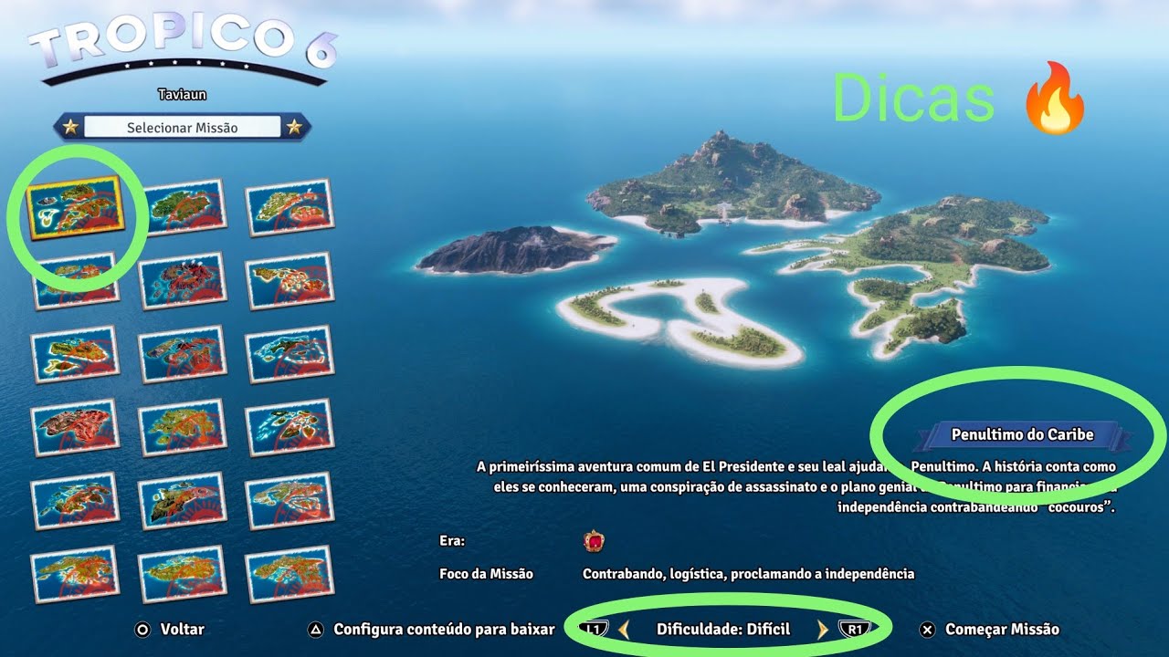 Tropico 6 - Penúltimo do Caribe #Missão01 Completa! Dicas no Difícil ...