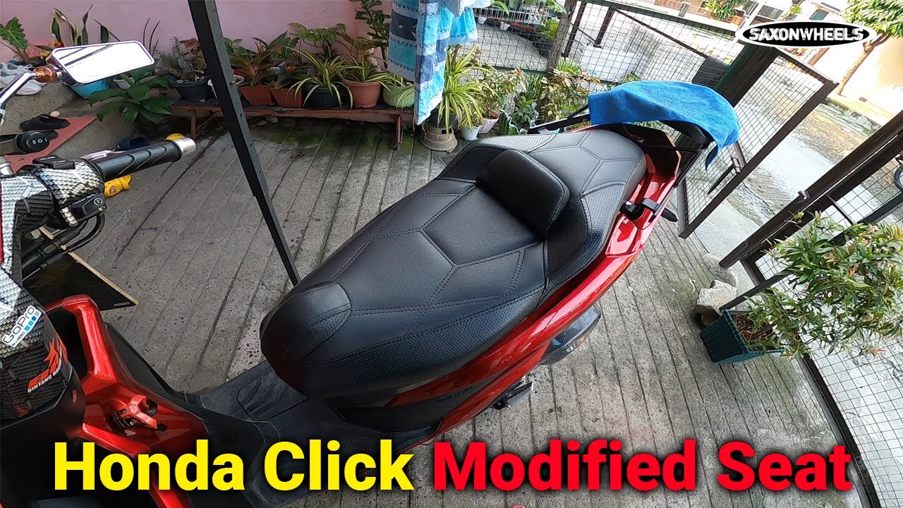 HONDA CLICK CAMEL BACK SEAT REVIEW PROS AND CONS - YouTube