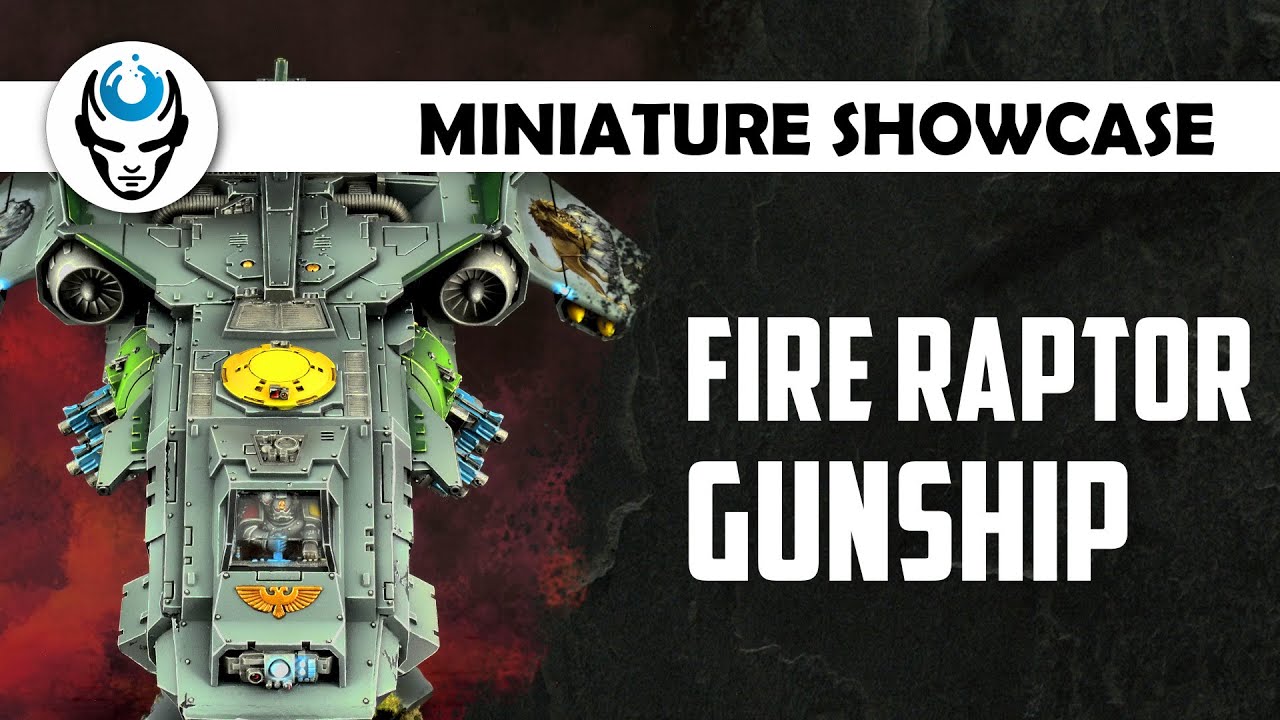 FIRE RAPTOR GUNSHIP - LVL 4 HD MINIATURE SHOWCASE - YouTube