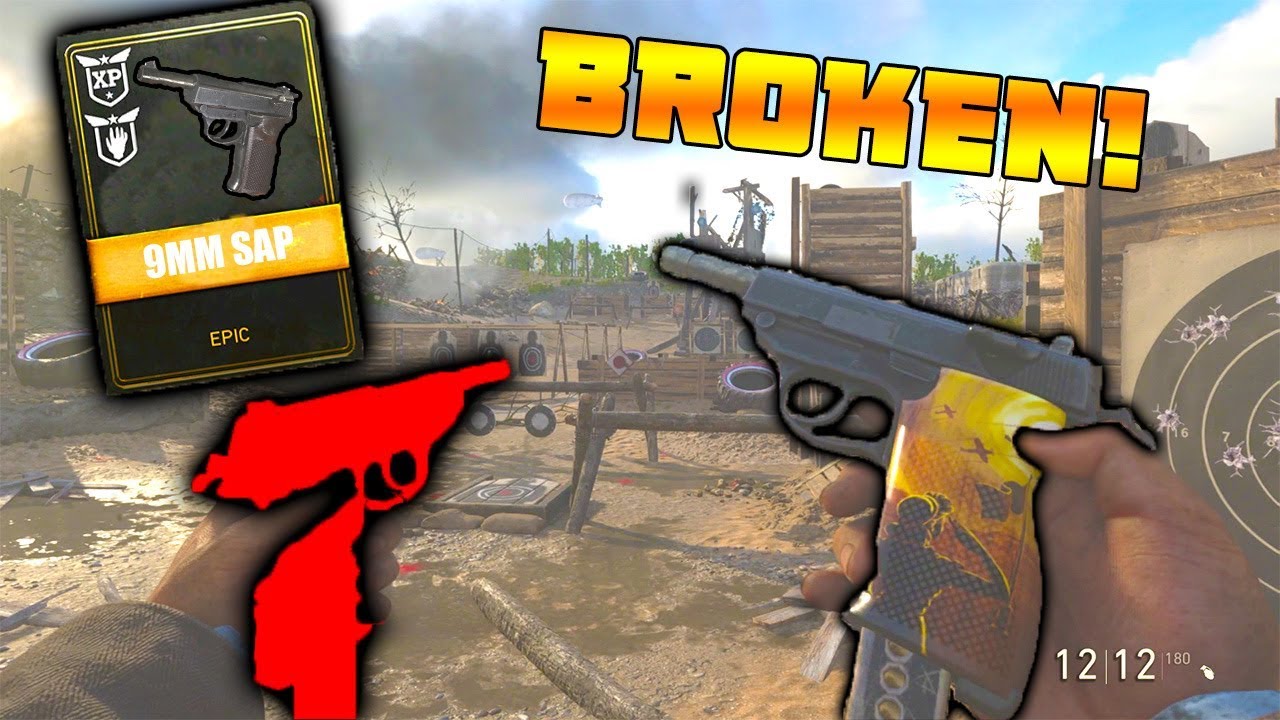 9MM SAP is so BROKEN, its got INFINITE AMMO... (COD WW2 9MM SAP Best ...