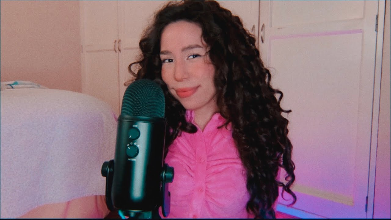 ASMR haciendo mi maquillaje | mascando chicle | chewing gum - YouTube