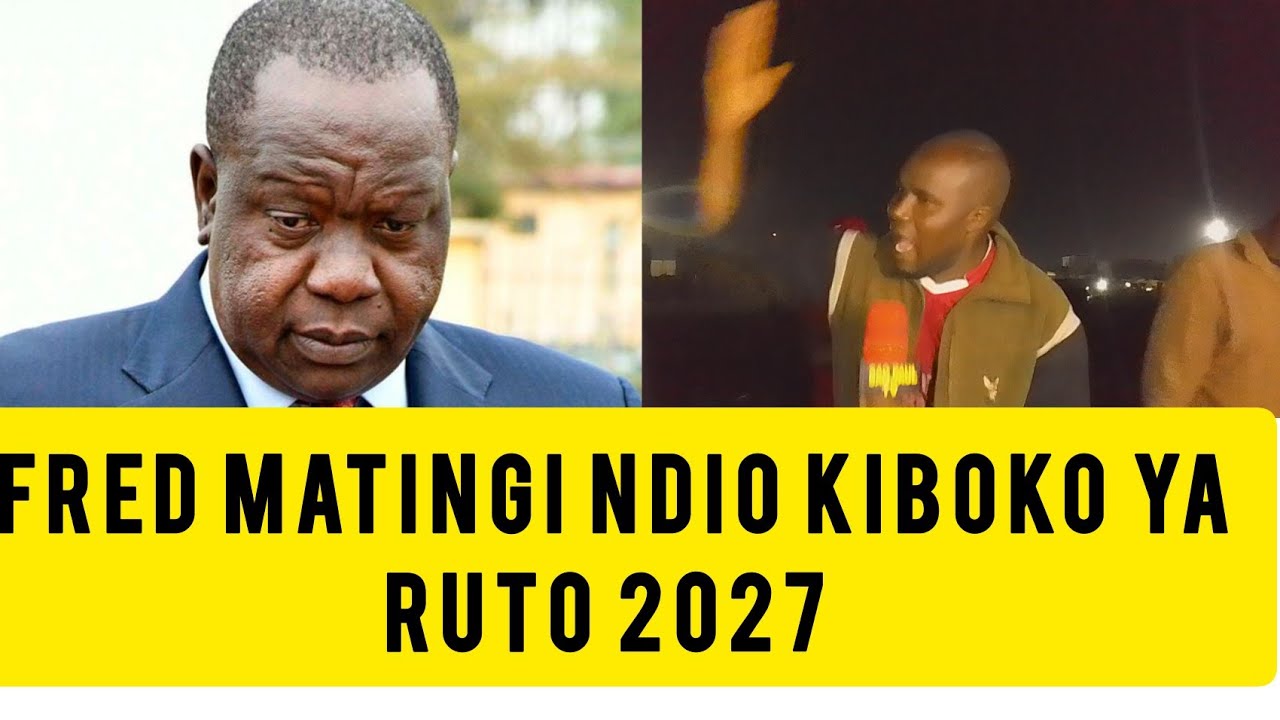 Matiangi ndio dawa ya ruto 2027 Ruto must go .kisii supporter wa ruto ...