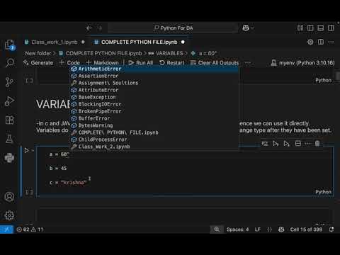 PYTHON Lecture - 2 | Comments & Variables | NMD PVT LTD | Abhishek Sir - YouTube
