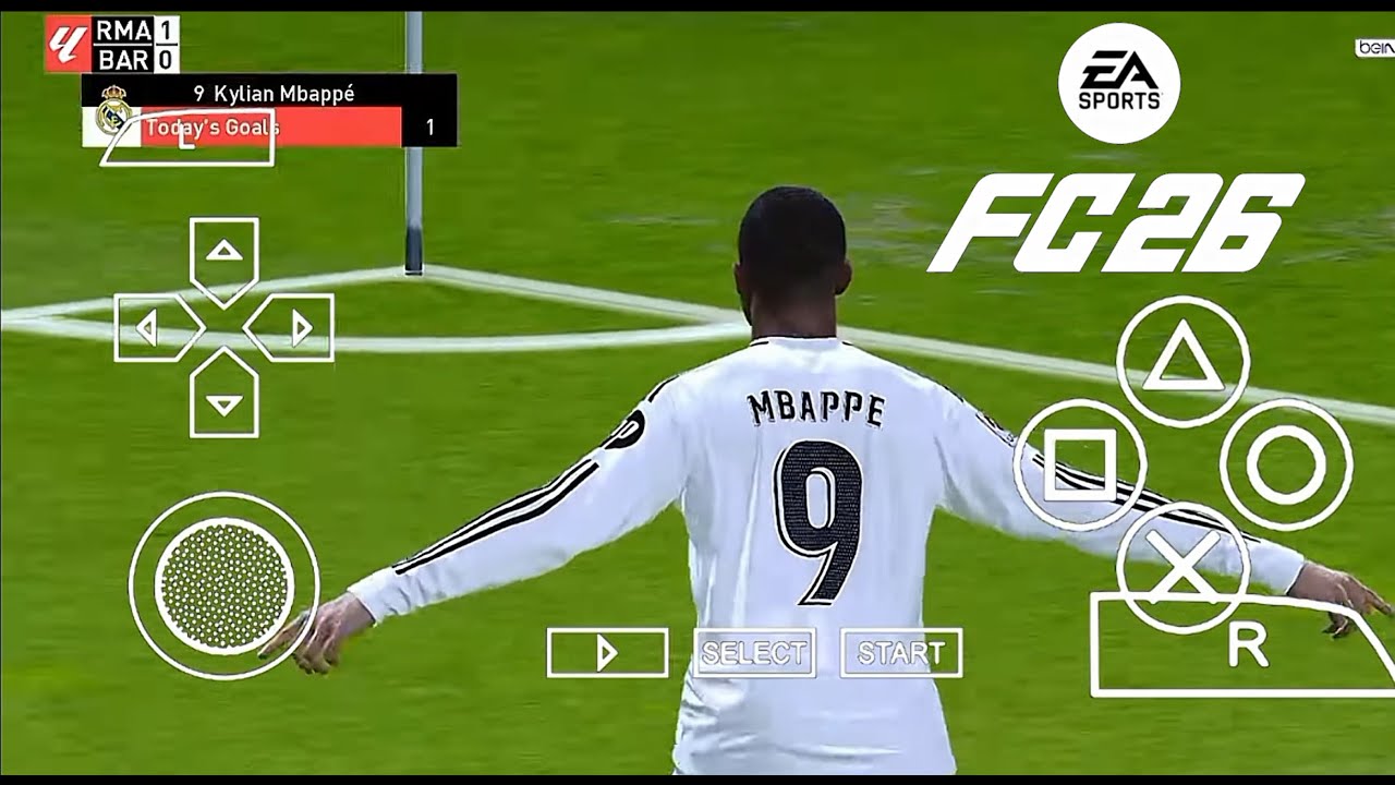EA SPORTS FC 26 PPSSPP ISO Download | FIFA 2026 PSP Mod PS5 Camera, 4K ...