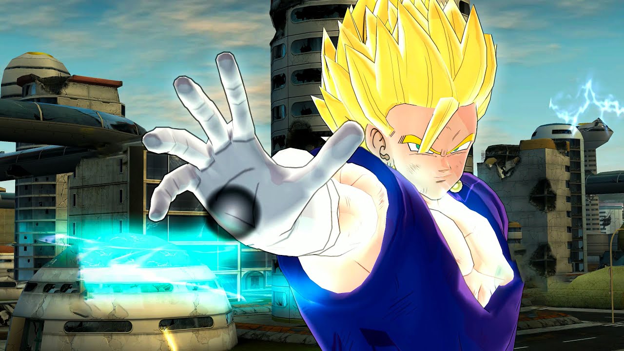 Vegeta and Gohan Potara Fusion "Vegehan" in Dragon Ball: Raging Blast 2 ...