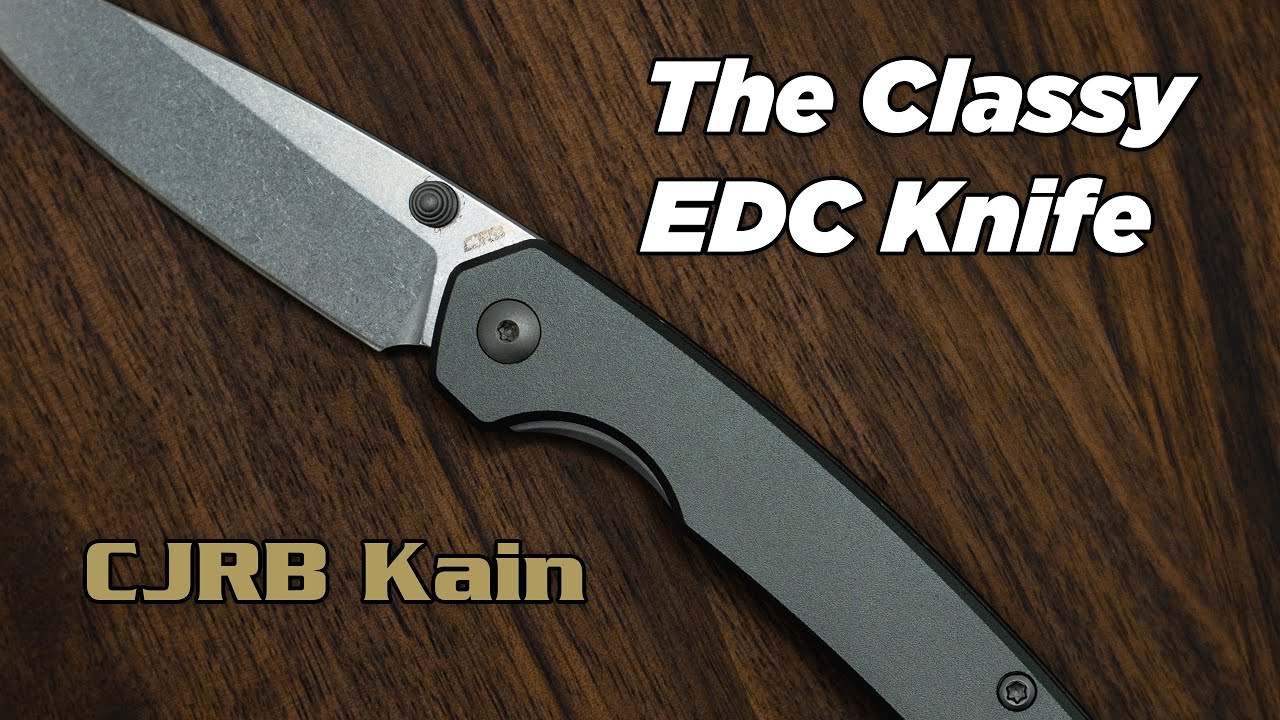 The Classy EDC Pocket Knife | CJRB Kain Review - YouTube