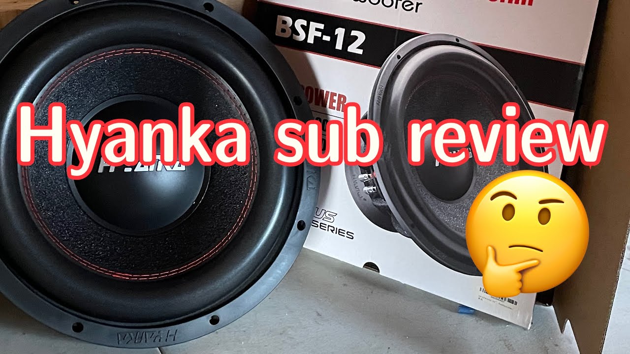 H YANKA 12 Inch Subwoofer Budget sub for under 120$ is it really worth ...