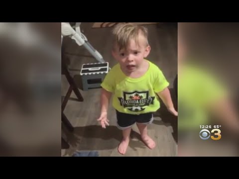 Toddler's Adorable Rant After Mom Leaves For Work Goes Viral