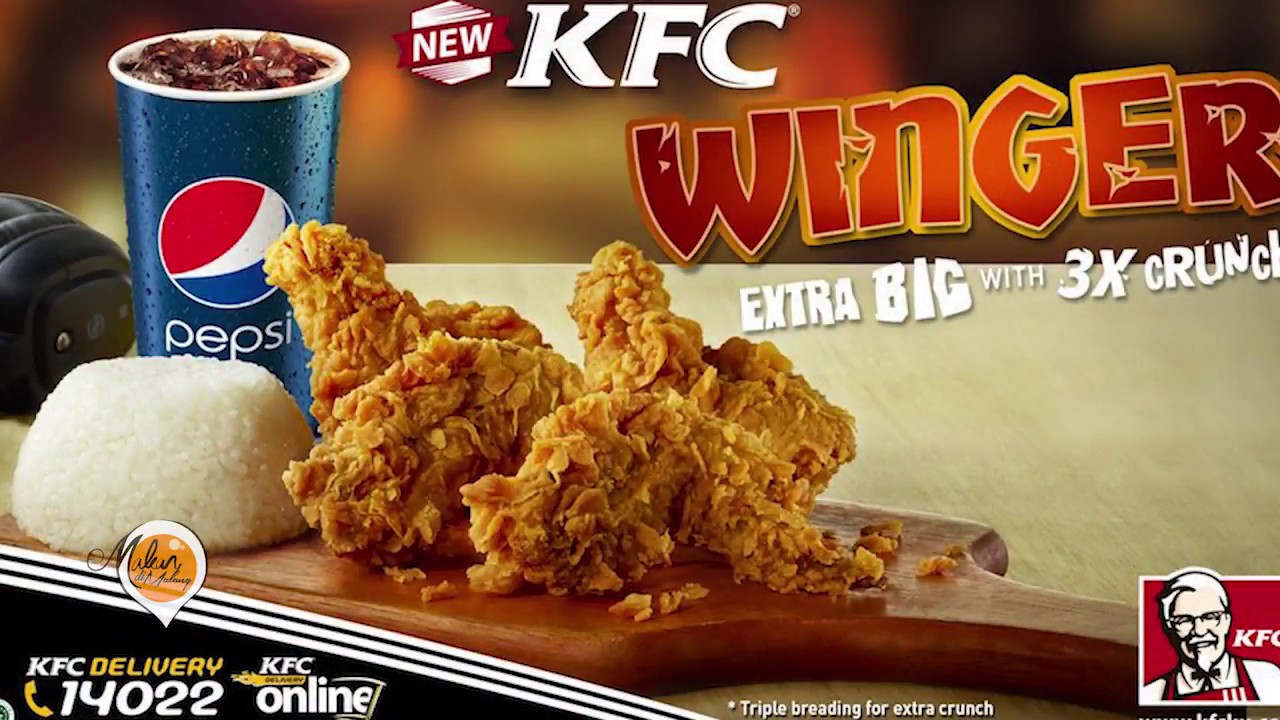Pertama kali buka puasa di KFC paket combo winger makan di malang - YouTube