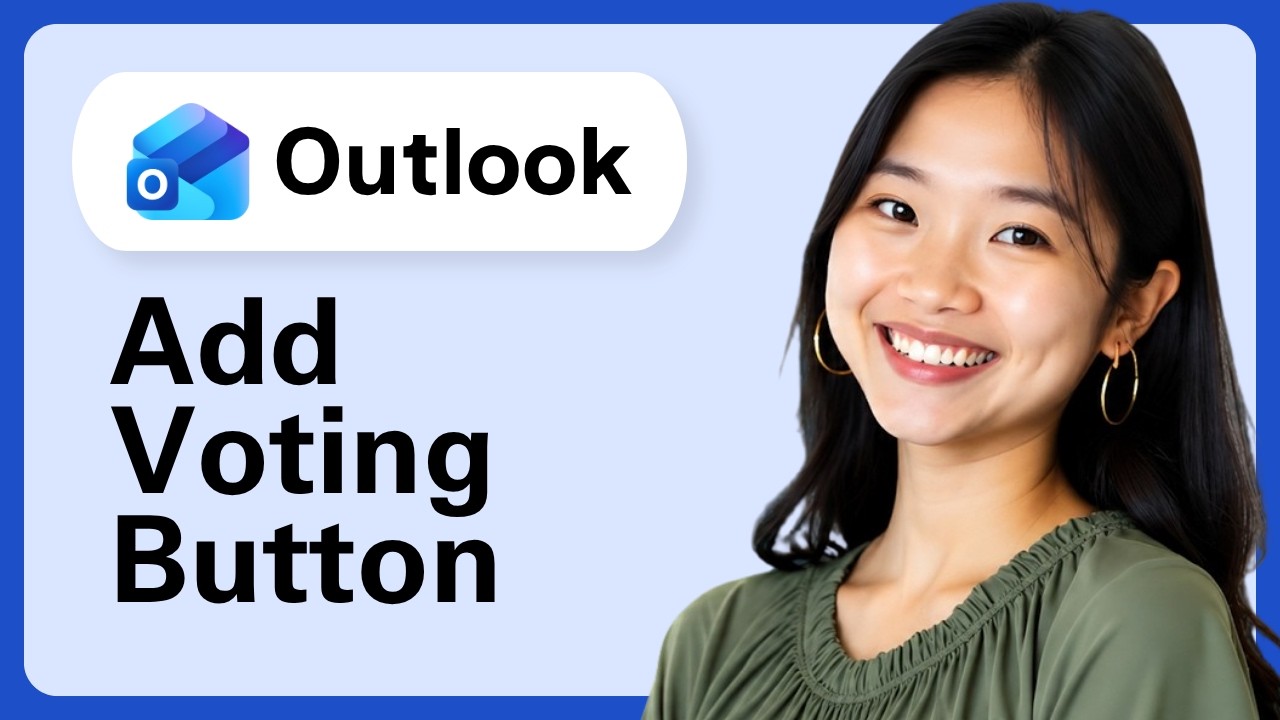 How To Add A Voting Button/Option To Outlook Emails? - YouTube