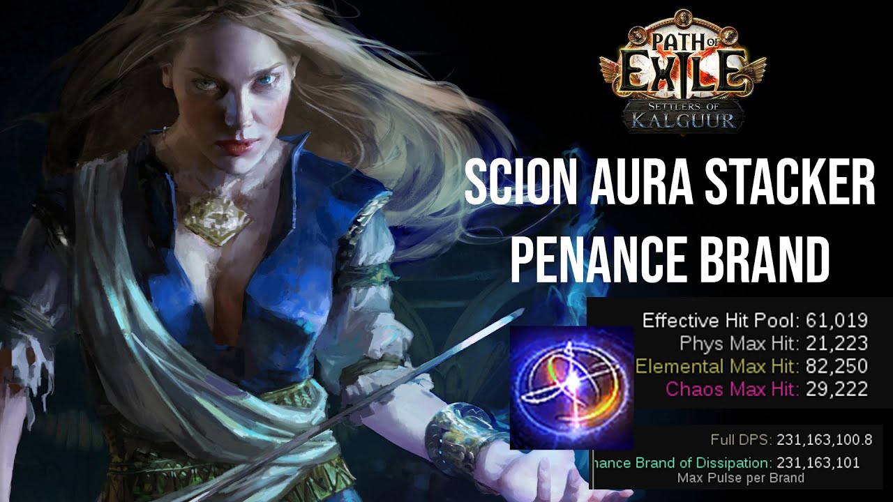 Poe 3 25 - Scion aura stacker Penance brand of dissipation - YouTube
