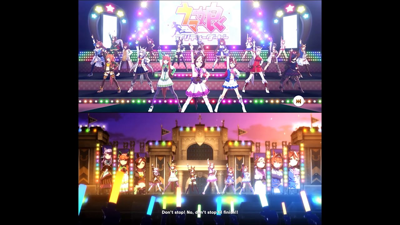 ウマ娘】#ウマ娘プリティーダービー 「GIRLS’ LEGEND U」通常バージョン･新シナリオバージョン 比較動画 - YouTube