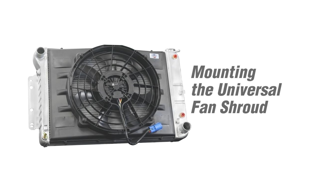 DeWitts Universal Fan Shroud - Mounting - YouTube