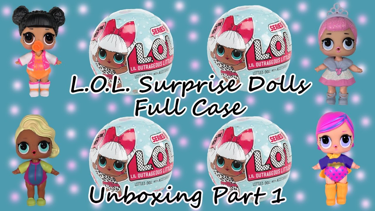 LOL SURPRISE DOLLS Blind Bag Opening RARE GLITTERATI Full Case PART 1 ...