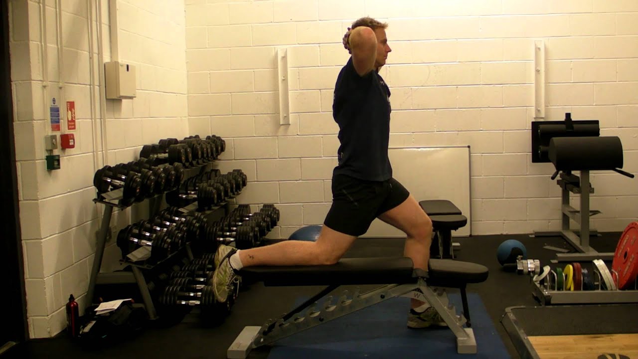 Hip flexor PNF stretch - YouTube