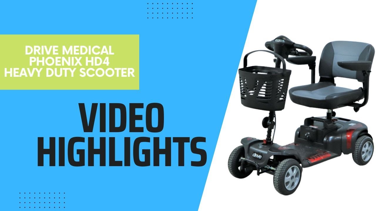 Drive Medical Phoenix HD 4 Wheel Scooter [2024] - YouTube