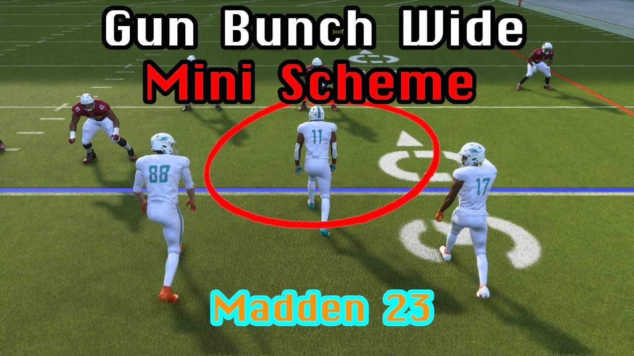 UNSTOPPABLE! Gun Bunch Wide Mini Scheme | Madden 23 Tips & Tricks - YouTube