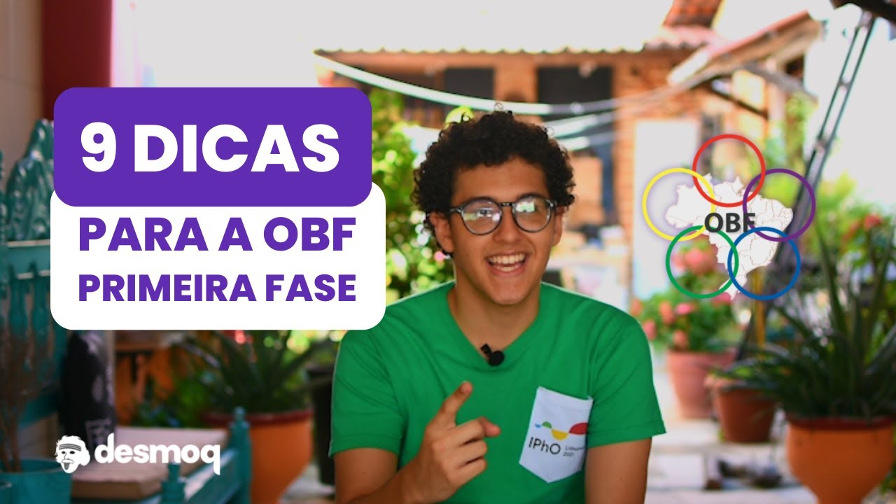 9 DICAS MATADORAS PARA A OBF PRIMEIRA FASE 2022 - YouTube