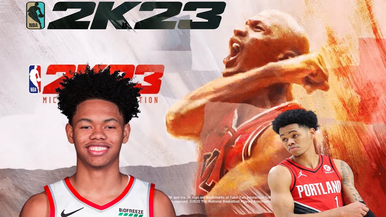 Anfernee Simons Portland Trailblazers Highlights NBA 2K23 - YouTube
