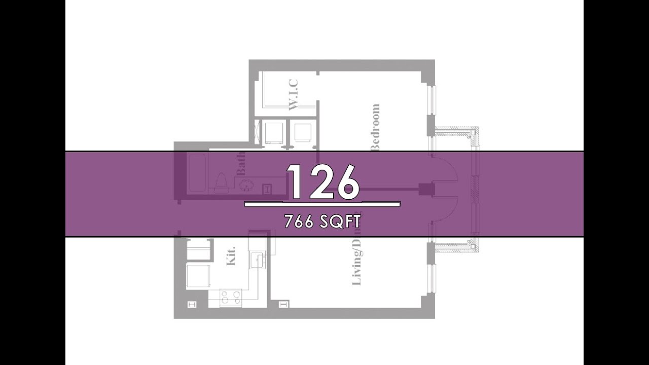Apartment 126 (766 sqft) - YouTube