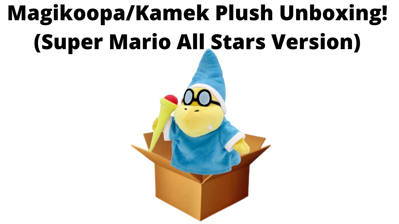 Magikoopa/Kamek Plush Unboxing! (Super Mario All Stars Version) - YouTube